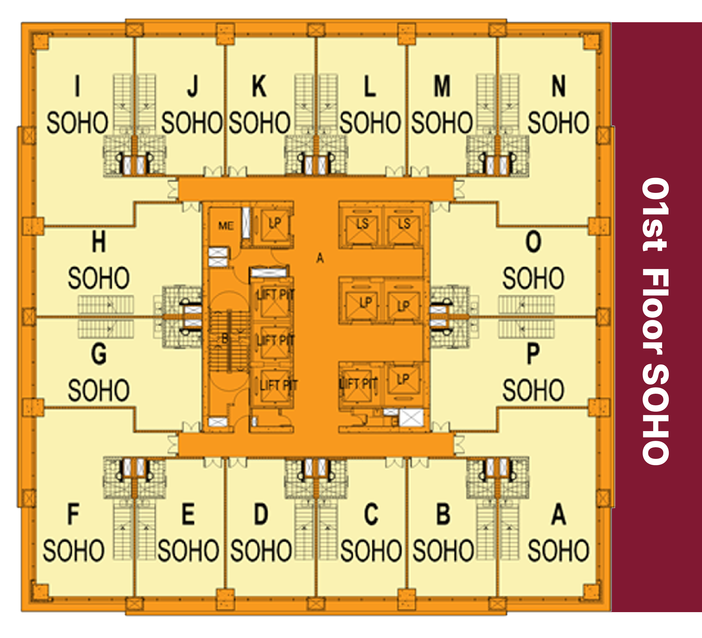 Typical Floor 06 th – 10 th SOHO