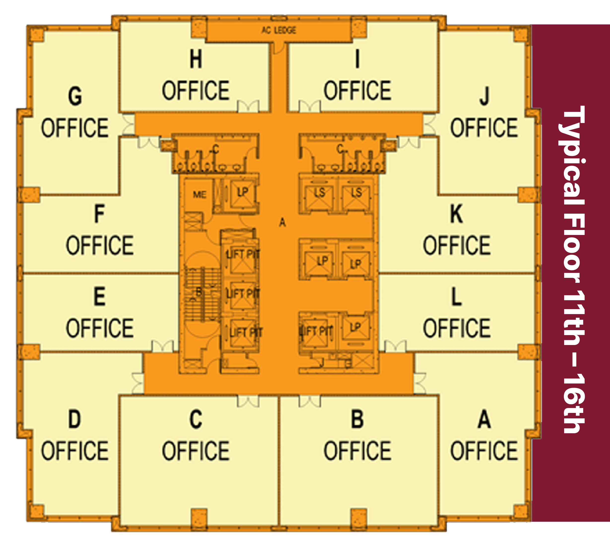 Typical Floor 05 th , 11 th - 16 th